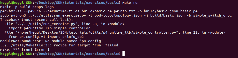 p4.config Module Not Found · Issue #462 · p4lang/tutorials · GitHub