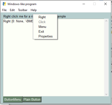 [Bug/Question] Right click menu does not show shortcuts · Issue #4402 · PySimpleGUI/PySimpleGUI ...