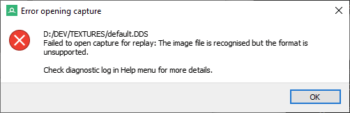 RenderDoc v1.7 can not open some DDS files · Issue #1888 · baldurk/renderdoc · GitHub