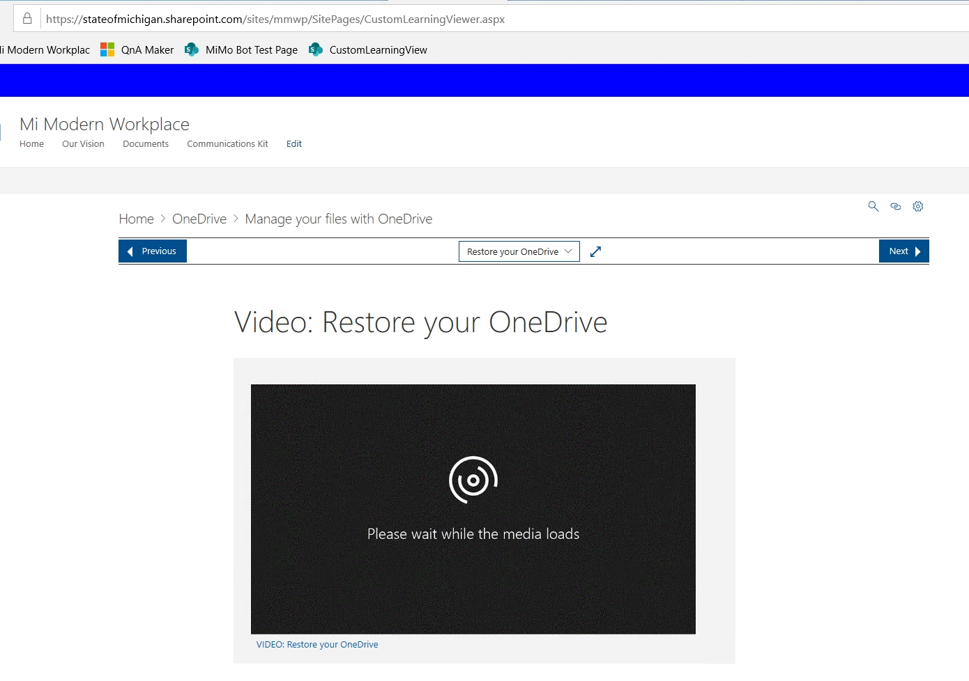 [BUG] OneDrive > Manage your files with OneDrive > Restore your ...