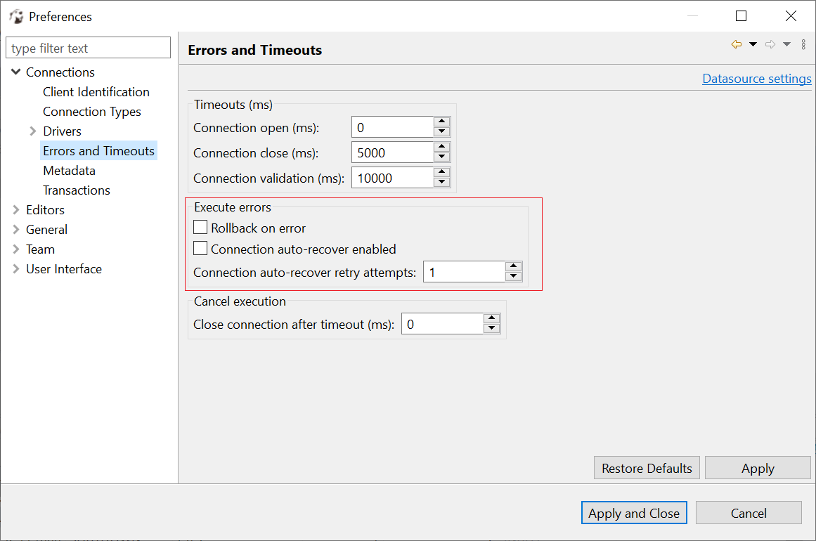 Exasol transaction conflict handling · Issue #10775 · dbeaver/dbeaver ...