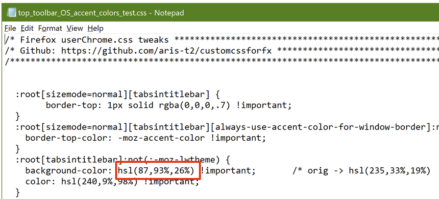 Firefox 103.0 broke the css to restore OS accent colors · Issue #480 · Aris-t2/CustomCSSforFx ...
