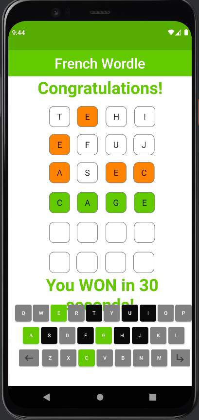 GitHub - DylanKral/French-Wordle: A recreation of the wordle game with ...