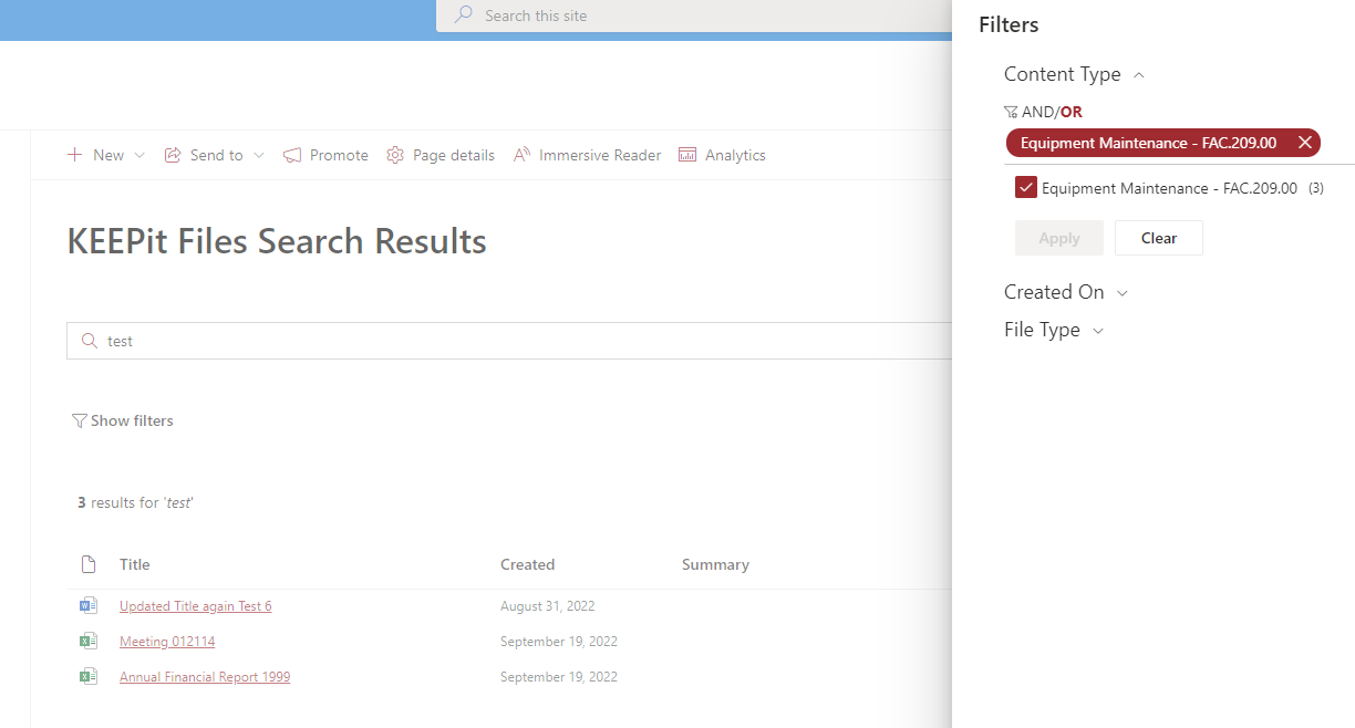 Search filters reset in v4.8 not working as expected · Issue #2377 · microsoft-search/pnp-modern ...