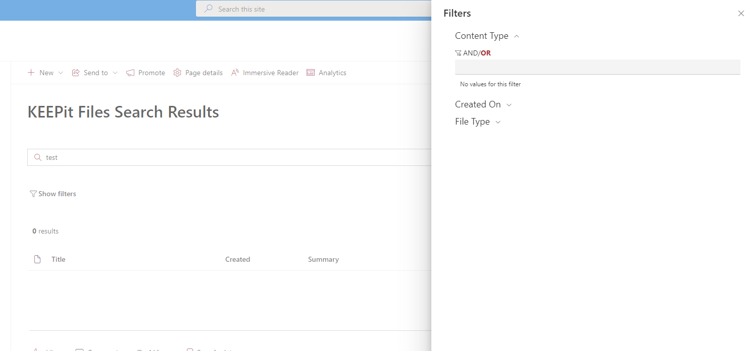 Search filters reset in v4.8 not working as expected · Issue #2377 · microsoft-search/pnp-modern ...