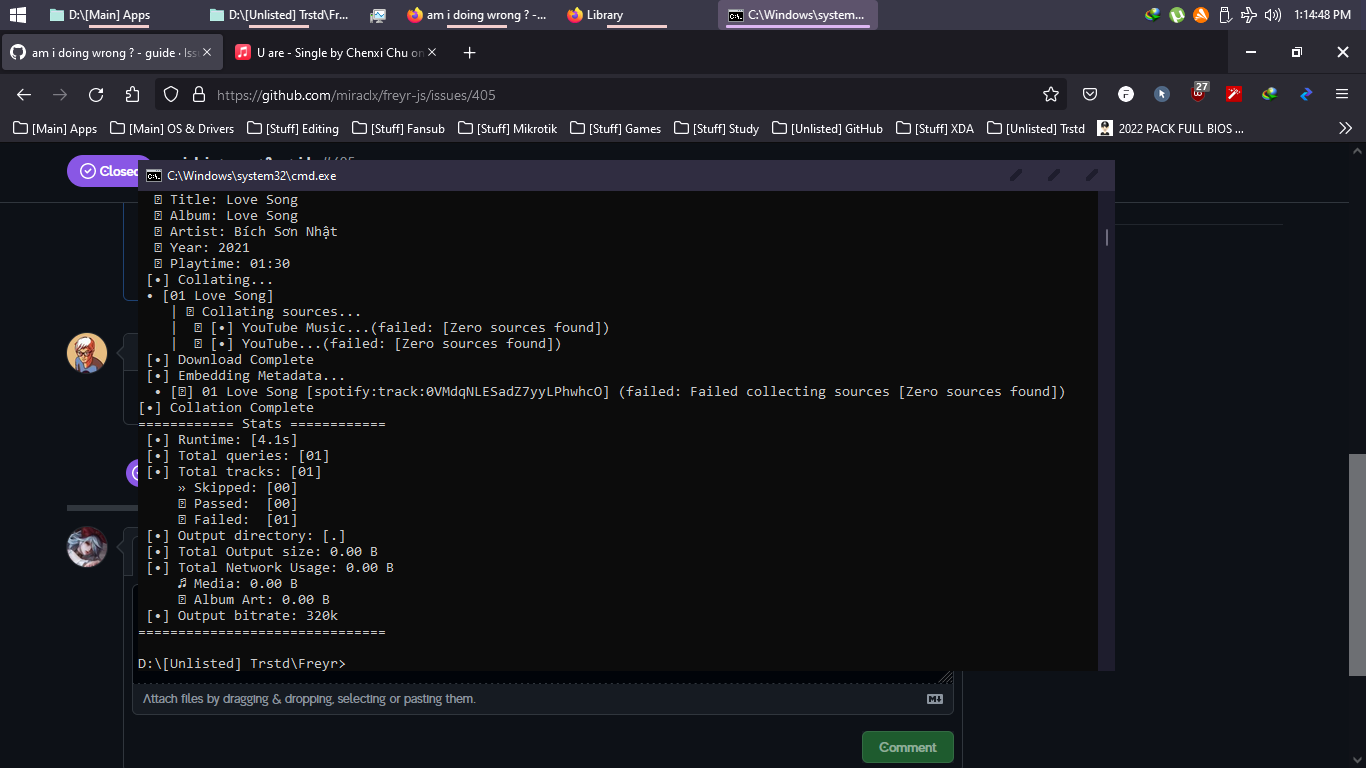 am i doing wrong ? - guide · Issue #405 · miraclx/freyr-js · GitHub