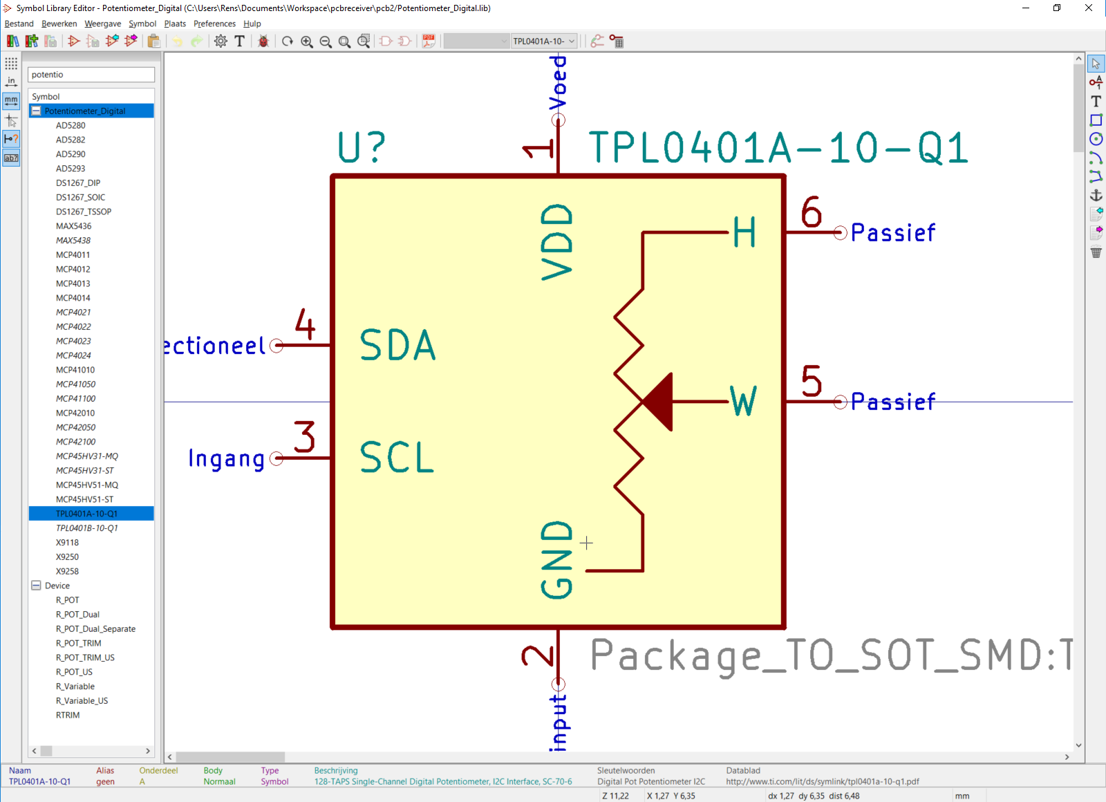 Standardize digital pot symbols · Issue #699 · KiCad/kicad-symbols · GitHub