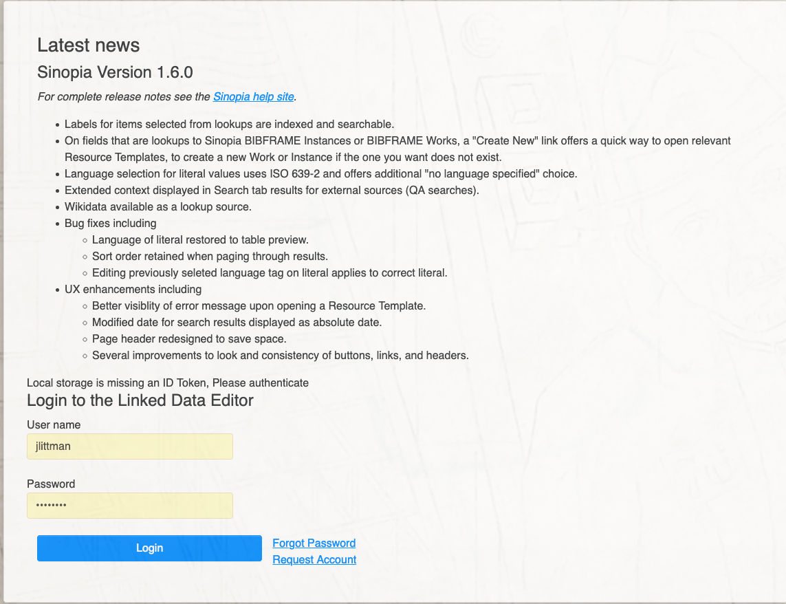 Fix handling of incorrect login · Issue #1907 · LD4P/sinopia_editor ...