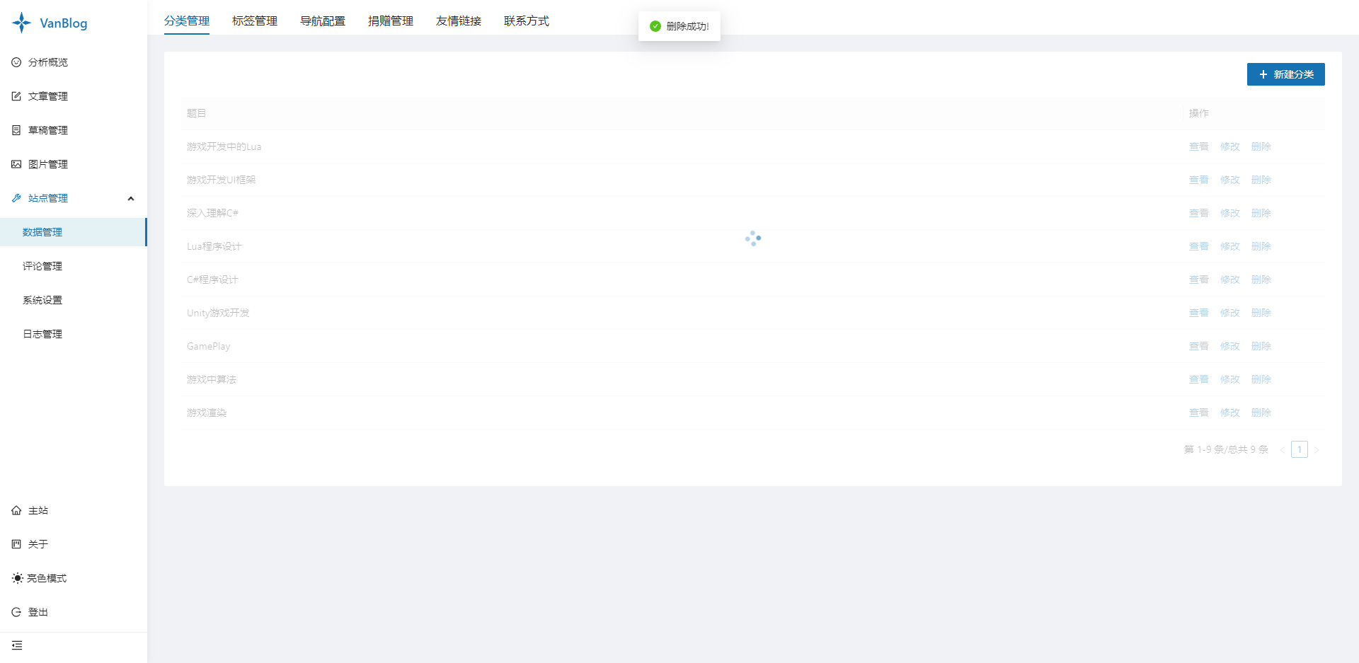 [问题反馈]: 个别分类无法删除修改 · Issue #107 · Mereithhh/vanblog · GitHub
