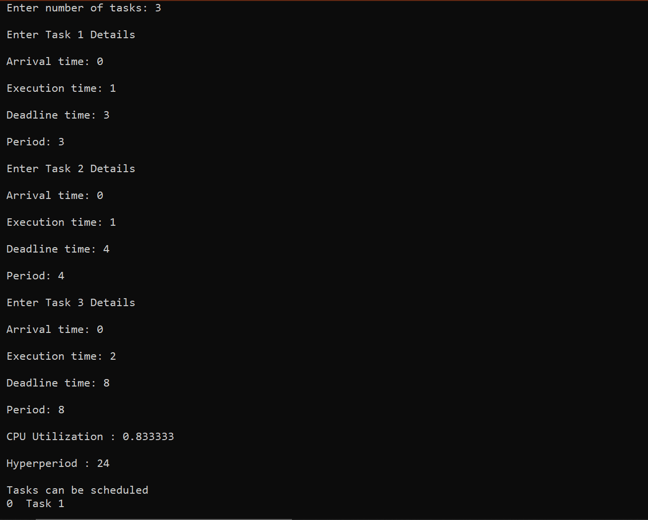 Github Suyash642 Edf Algorithm This Repo Contains Code Of Edf Algorithm