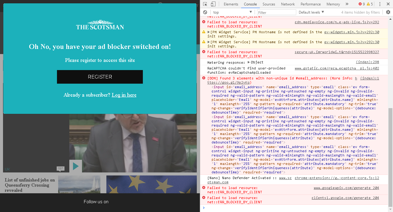 scotsman.com · Issue #1255 · uBlockOrigin/uAssets · GitHub