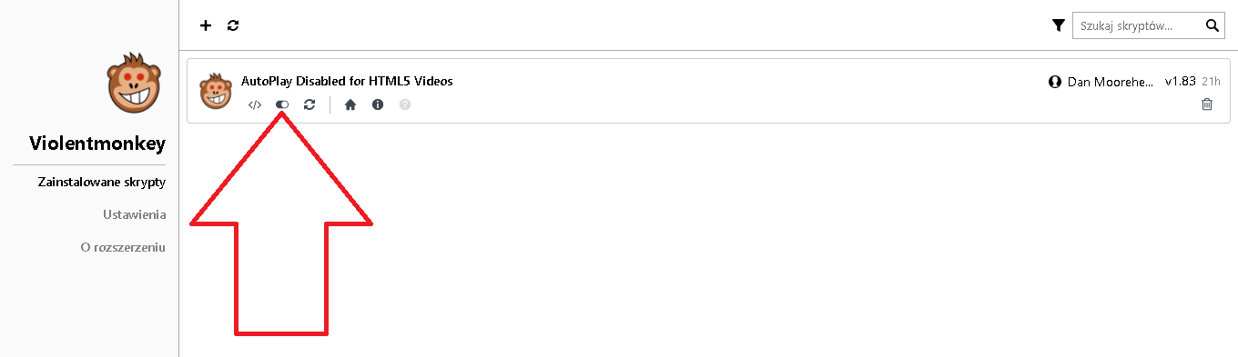 disable script in the popup for the current site · Issue #367 · violentmonkey/violentmonkey · GitHub