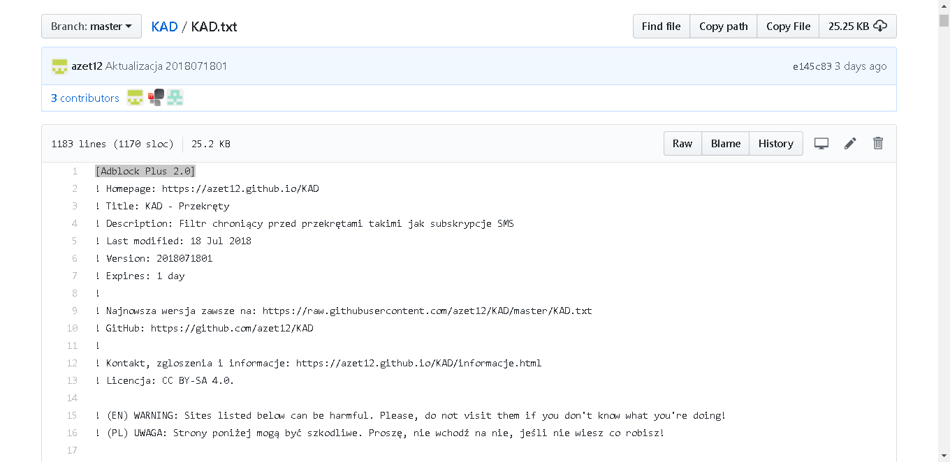 adblock plus nie wspiera pełnego blokowania stron · Issue #670 · FiltersHeroes/KAD · GitHub