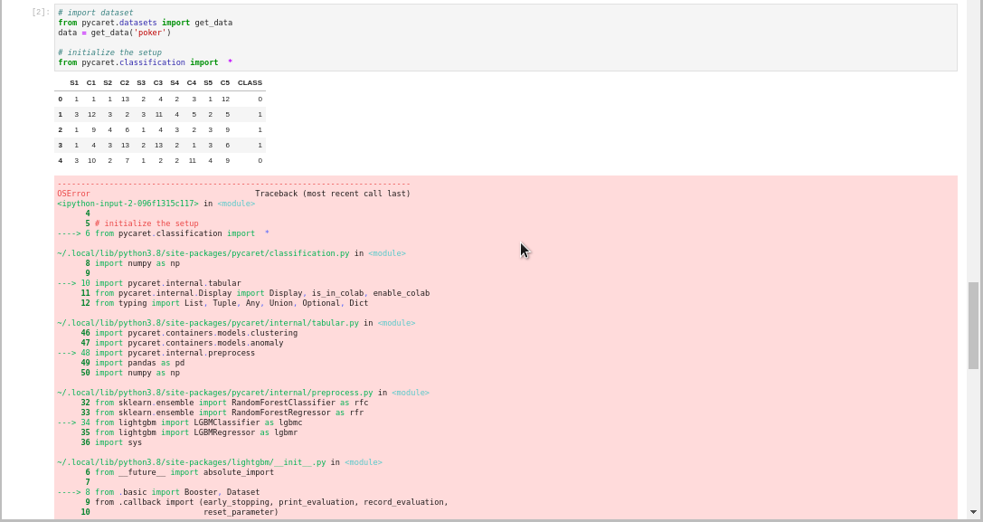 [Question] : How to install pycaret==2.2.3 on blazingsql with GPU ...