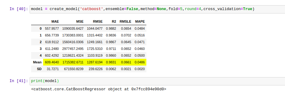 Catboost Did Not Show Parameters Of Model · Issue 754 · Pycaretpycaret · Github