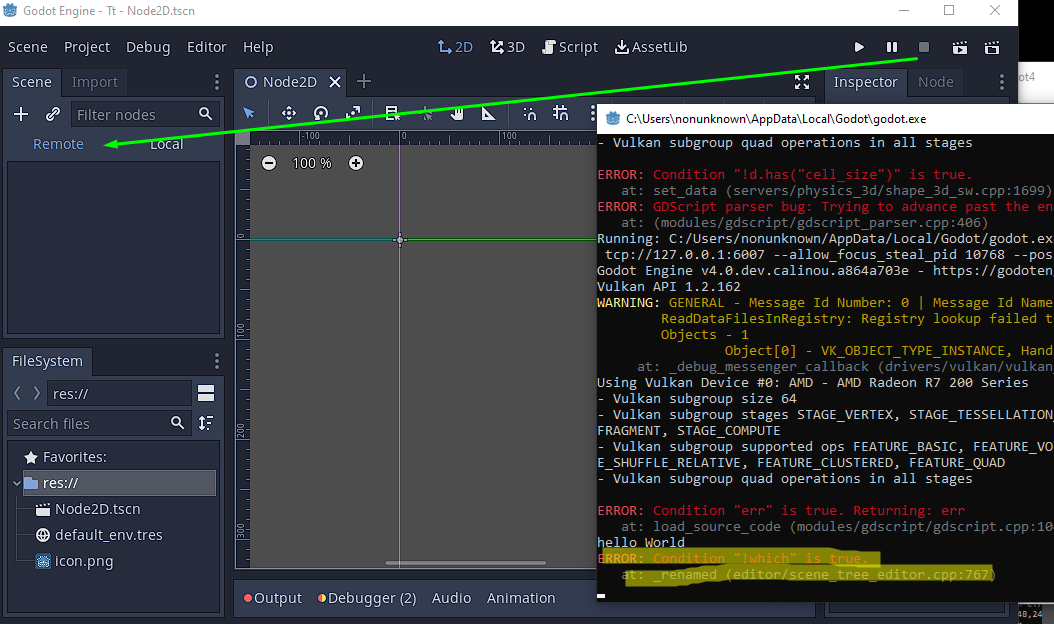 Godot 4 - Closing Running Game, still shows remote and local tabs · Issue #47643 · godotengine ...