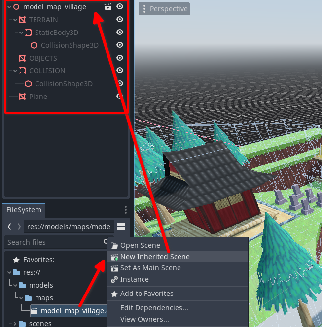 [Godot 4] - "New Inherited Scene" doesn't work as expected · Issue #54224 · godotengine/godot ...