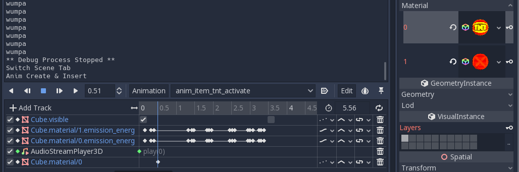 AnimationPlayer - Change material properties not work · Issue #34335 · godotengine/godot · GitHub