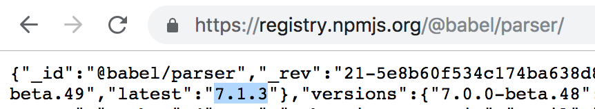 babel-traverse: error on install (issue with @babel/parser) · Issue #8843 · babel/babel · GitHub