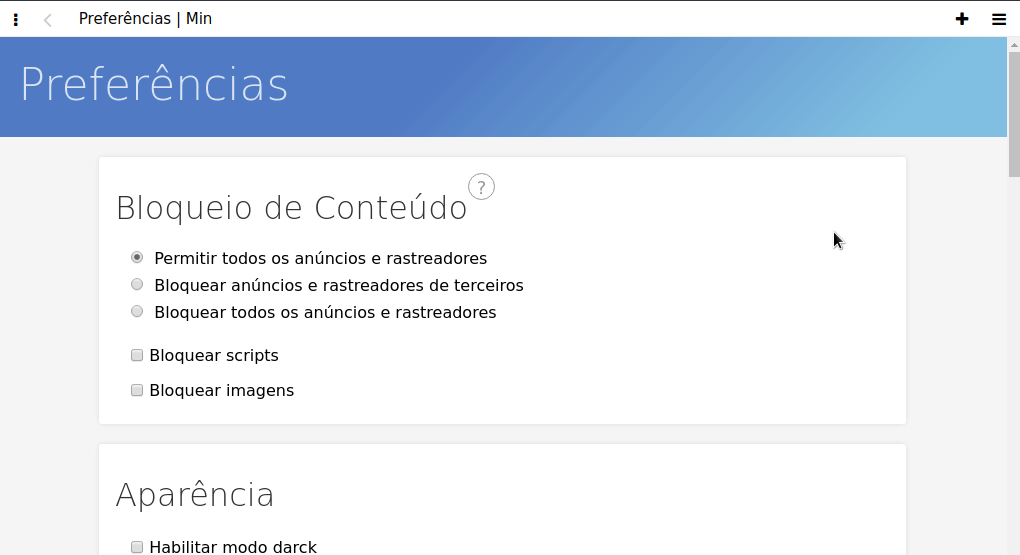 Implementing a help button on the preferences page · Issue #936 · minbrowser/min · GitHub
