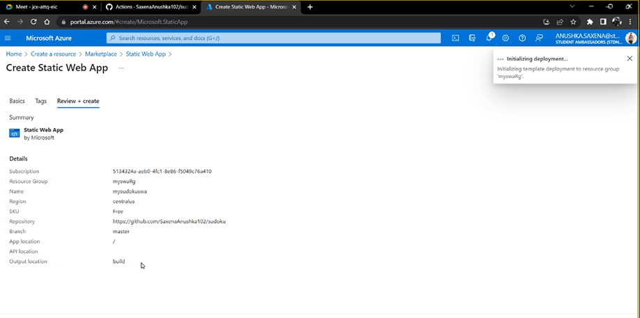 GitHub - cloud-community-group/static-web-app