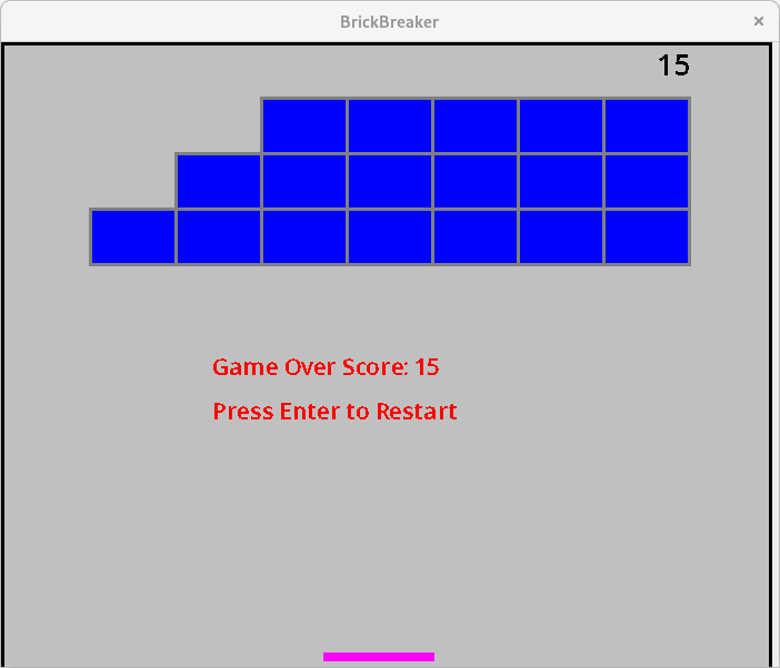 GitHub - saubhagya248/Brick-Breaker: A simple brick breaker game made using Java Swing and Java AWT