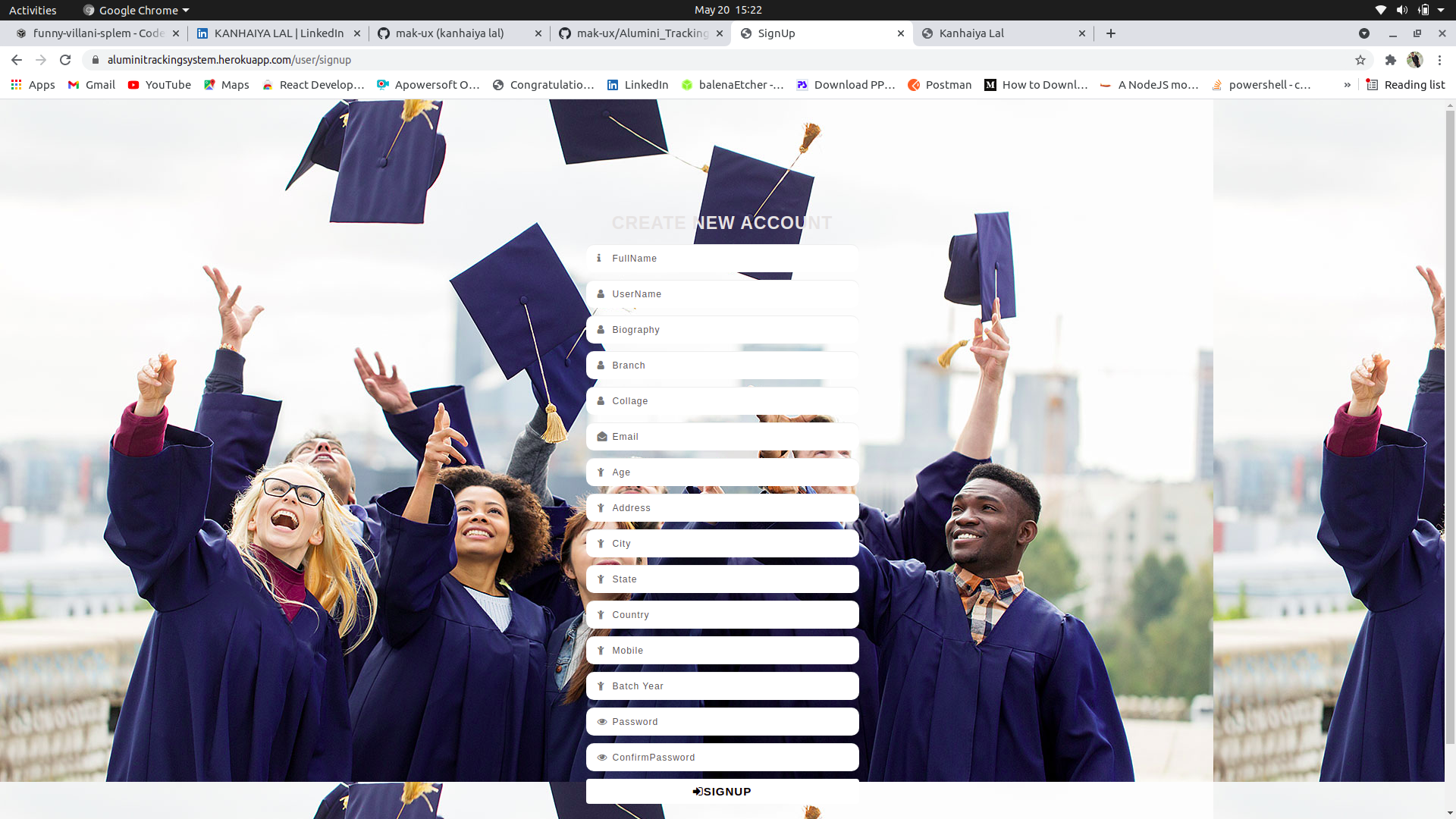 GitHub - mak-ux/Alumini_Tracking_System: Alumini_Tracking_project