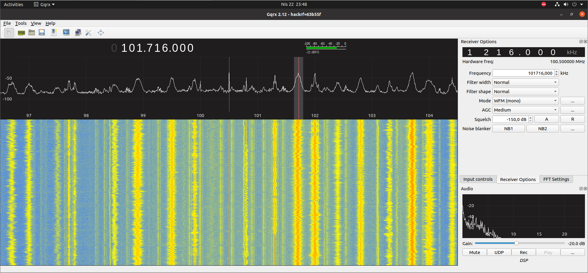 My Hackrf Is Receiving A Signal At Least 20db Less Than It Should · Issue 1310 
