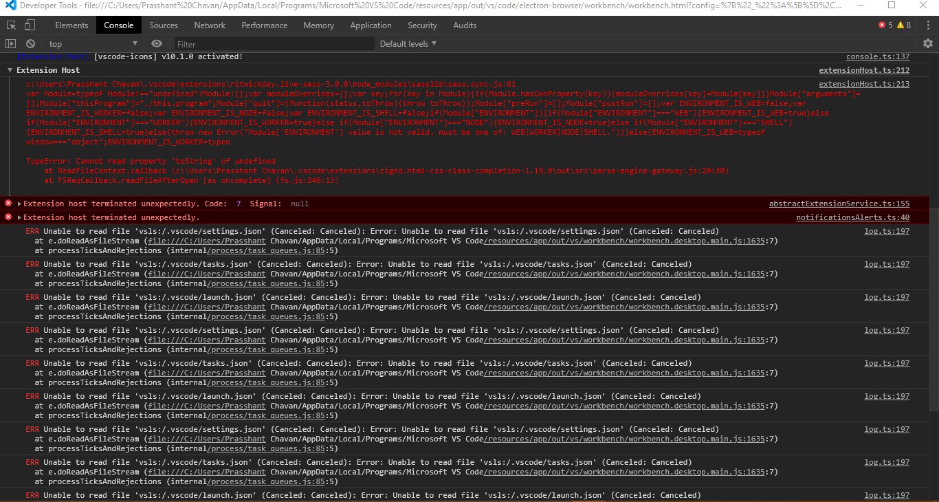 Extension host terminated unexpectedly. · Issue #3388 · microsoft/live-share · GitHub