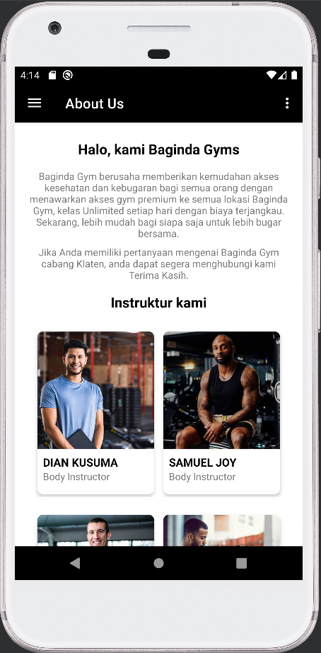 GitHub - tomyhrdnsyh/Android-Gym-Member-Register: Sebuah UI Mobile App mengenai company profile ...