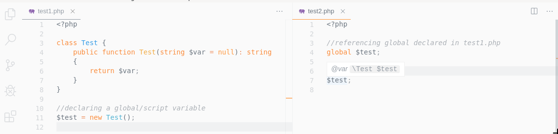 @global phpDoc does not work · Issue #894 · bmewburn/vscode-intelephense · GitHub