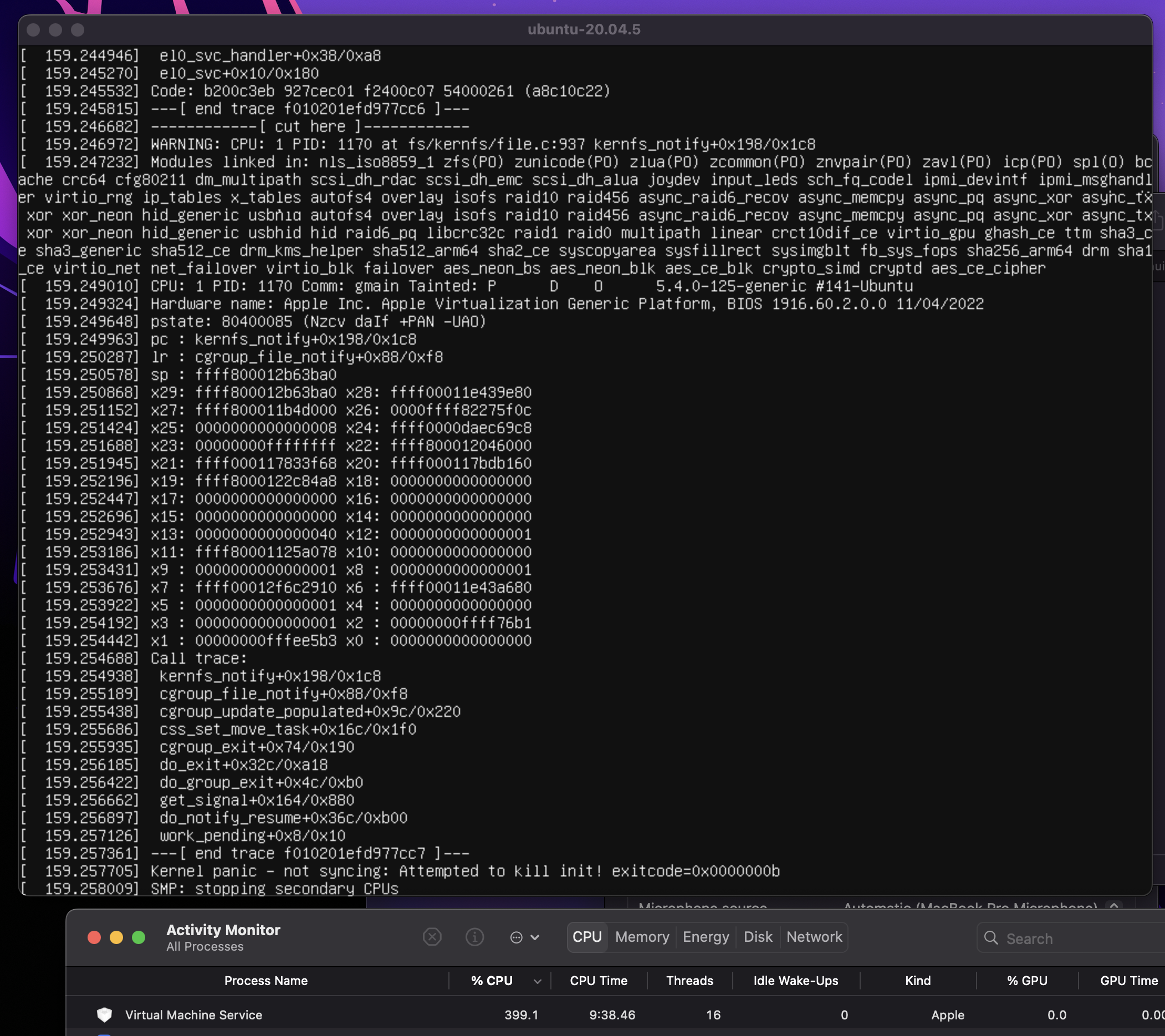 Keeps crashing/freezing · Issue #412 · cirruslabs/tart · GitHub