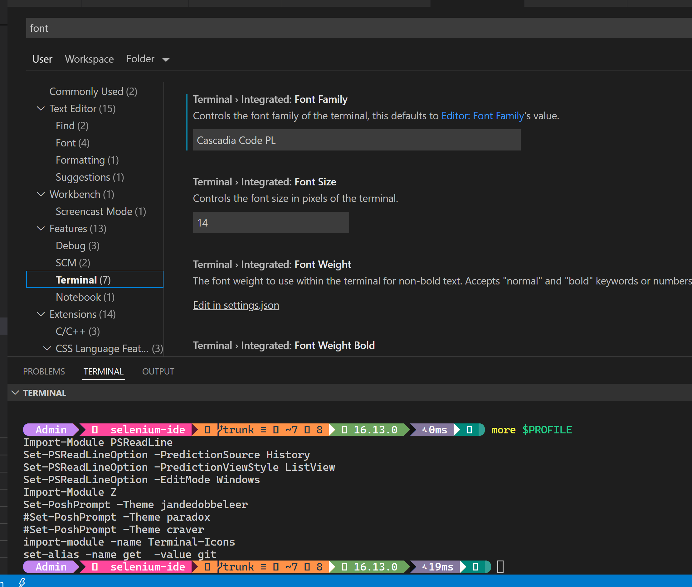 VS Code terminal support? · Issue #75 · devblackops/Terminal-Icons · GitHub