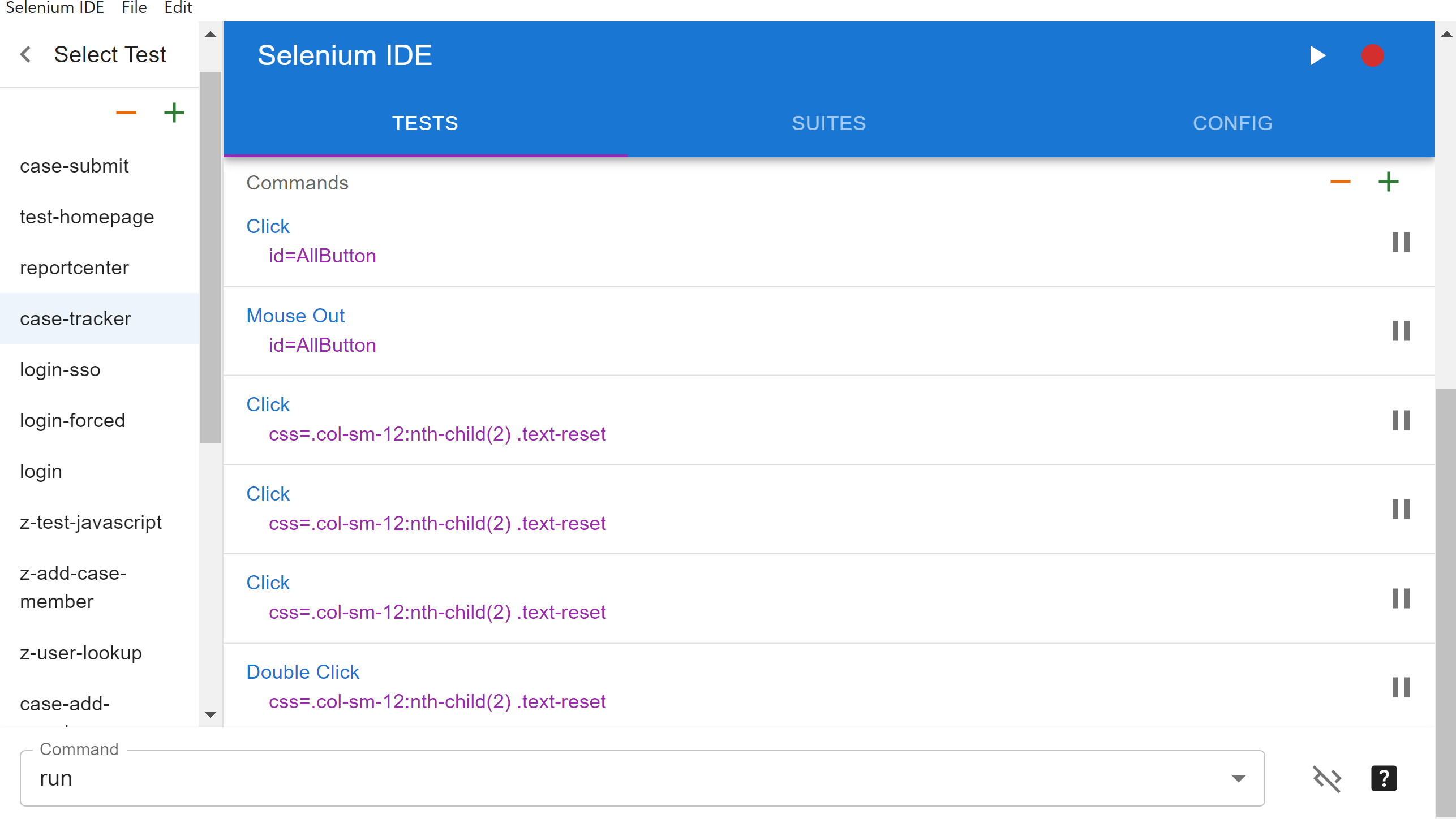 Test Command Line Number Indicator · Issue 1372 · Seleniumhqselenium
