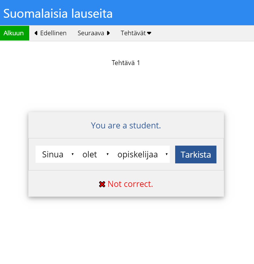 GitHub - n0n11n/Finnish-Sentences: Simple courseproject to demonstrate PHP, SQL, CSS and JQuery