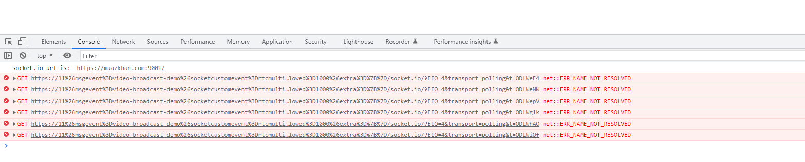 ERR_NAME_NOT_RESOLVED · Issue #1049 · muaz-khan/RTCMultiConnection · GitHub