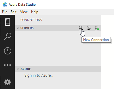 Cannot add connections when Azure section hidden · Issue #5203 · microsoft/azuredatastudio · GitHub