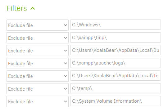 Documentation: improve page on 'how filters work' · Issue #4134 · duplicati/duplicati · GitHub