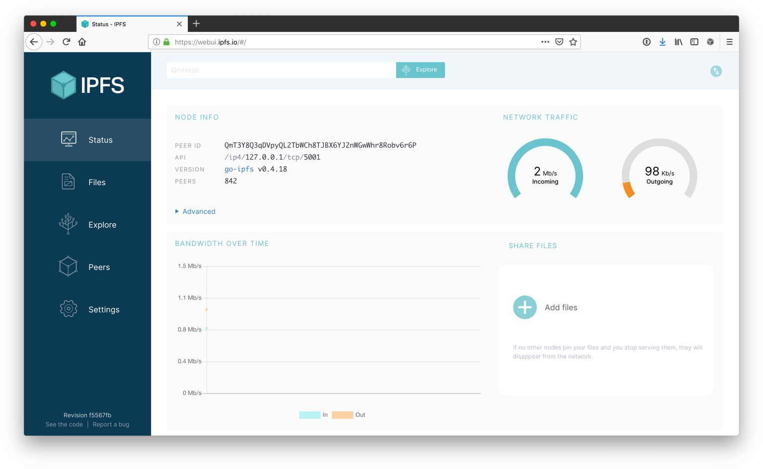 Limit geolocation of peers to the peers tab. · Issue #887 · ipfs/ipfs-webui · GitHub
