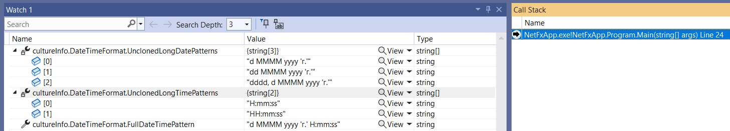 Inconsistent Date And Time Patterns · Issue 86017 · Dotnetruntime