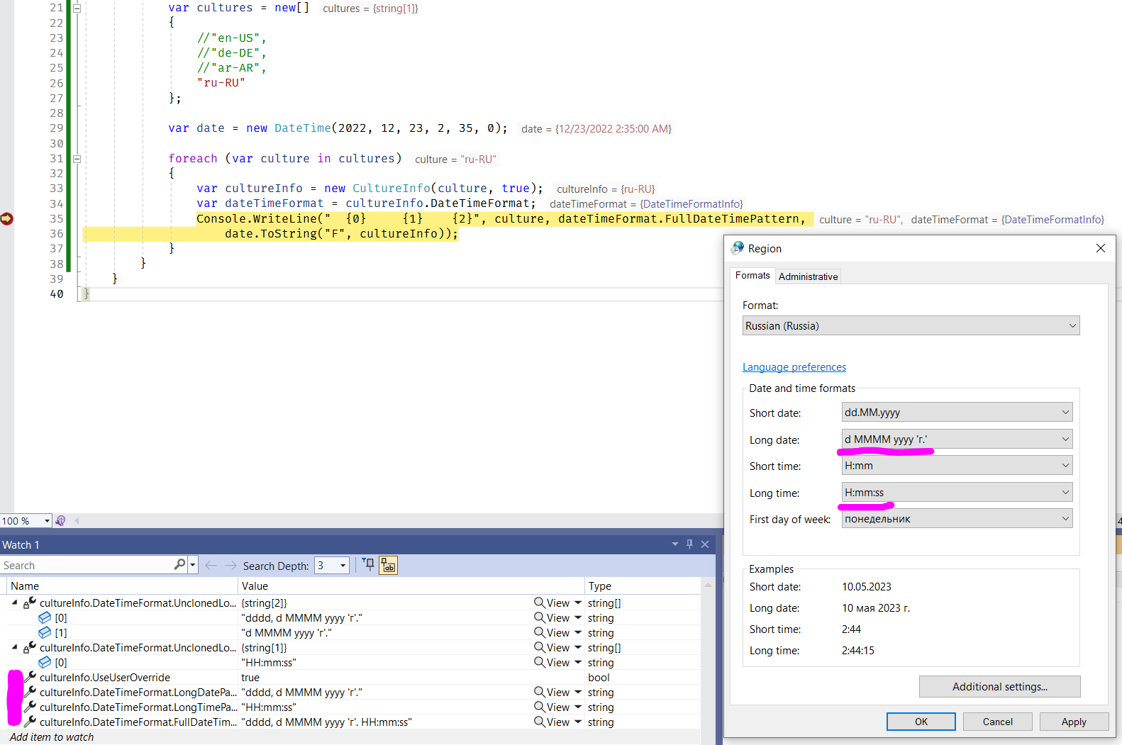 Inconsistent Date And Time Patterns · Issue 86017 · Dotnetruntime · Github