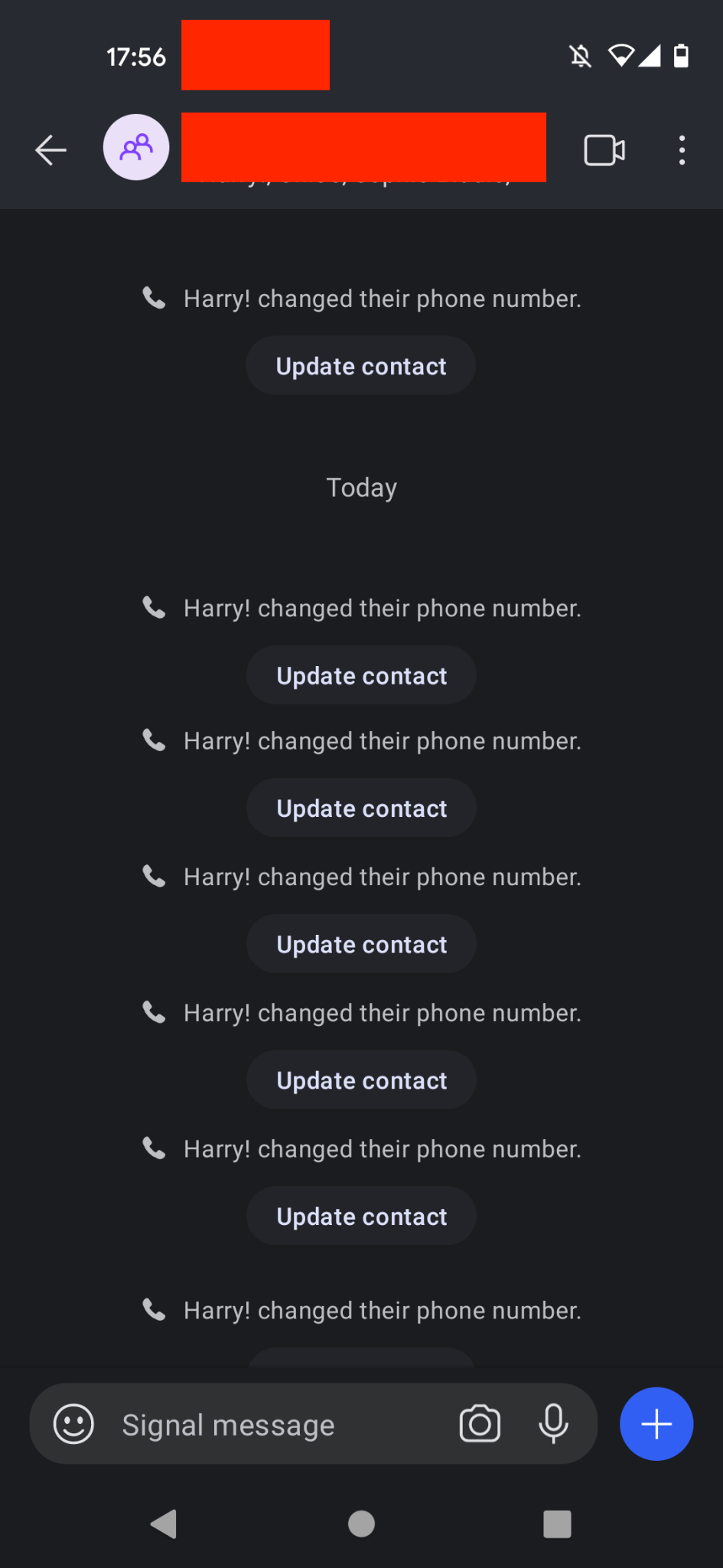 The message "user changed their phone number" is repeated multiple times per day · Issue #12396 ...
