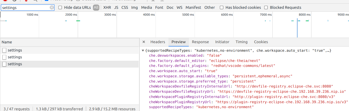 What Is Wrong With Installation Che Api Is Not Available Air Gapped 