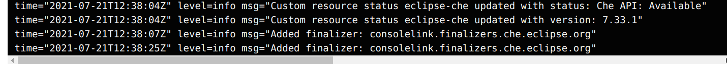 Che Operator Does Not Get Reconcile Loop Initialized After Updating Dashboard Image · Issue 