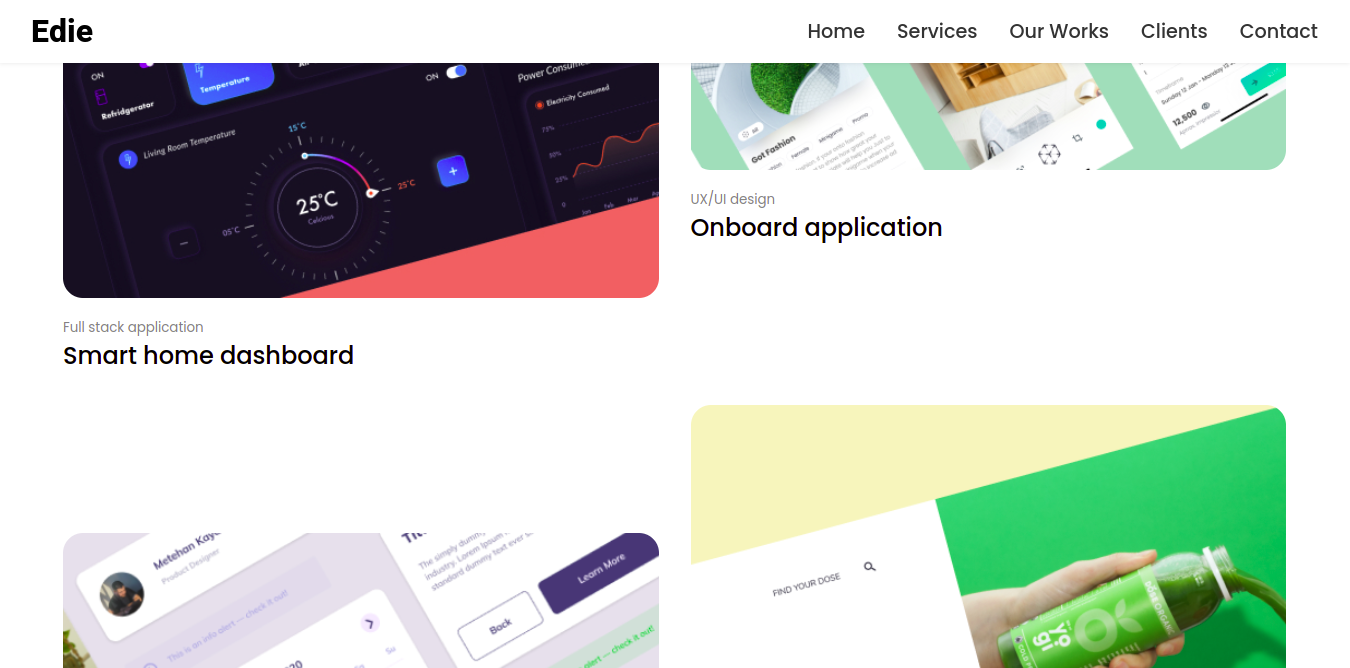 GitHub - masterpranay1/Edie-Homepage: A Landing Page | Made with SCSS