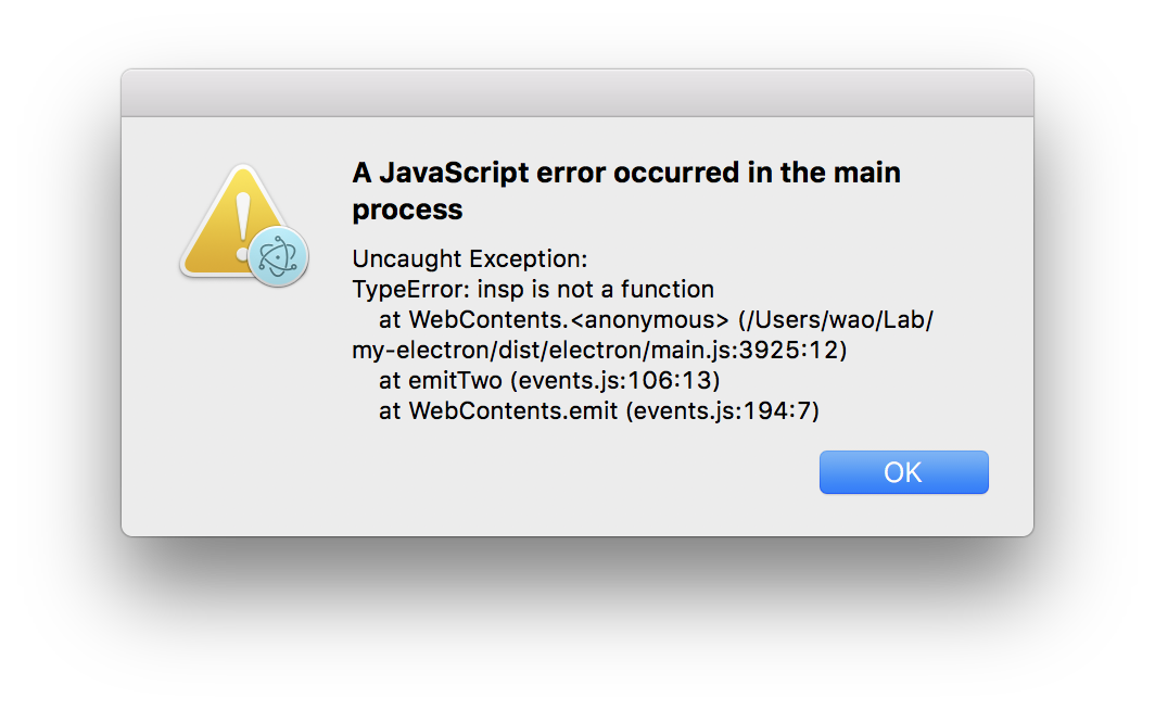 insp is not a function · Issue #54 · sindresorhus/electron-debug · GitHub