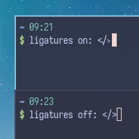 Bigger than sign looks wrong when ligatures are enabled, in a react ...