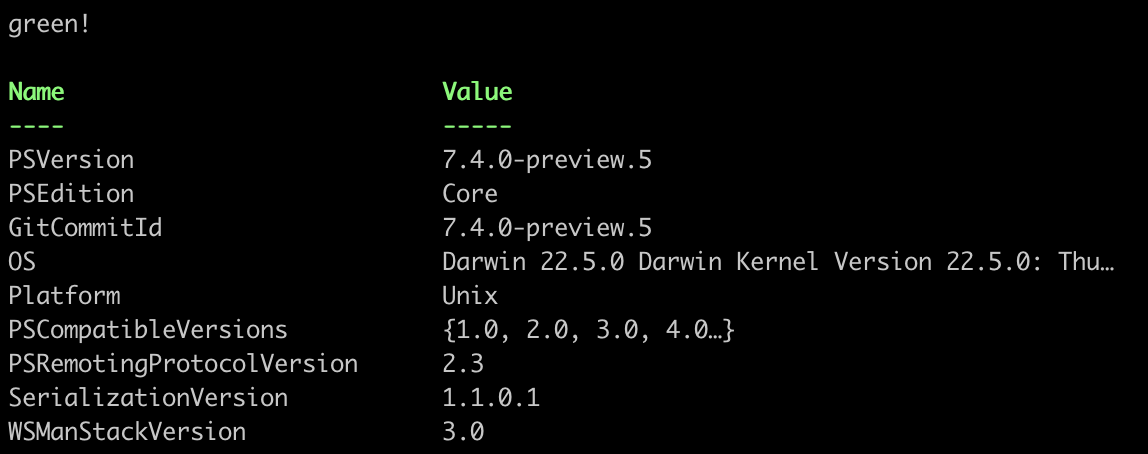 Make colored `Write-Host` calls (`-ForegroundColor` / `-BackgroundColor`) emit ANSI/VT sequences ...