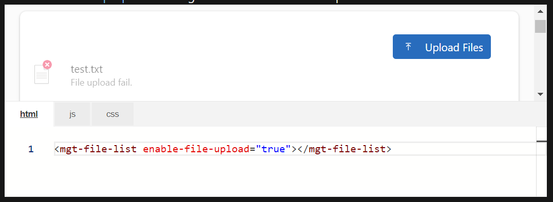 Bug Mgt File List Unable To Upload Files When Using Upload Button · Issue 2581 