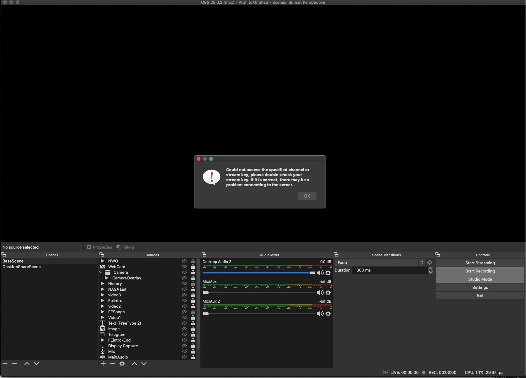 OBS cant connect to server · Issue #4480 · WWBN/AVideo · GitHub